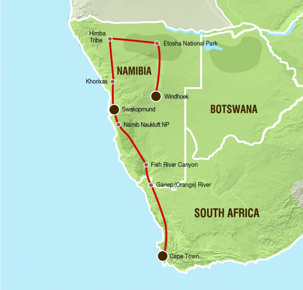Kleingruppenreise das Beste von Namibia
